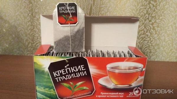 Отзыв о Чай черный "Крепкие традиции" | Дешевый и вкусный чай!