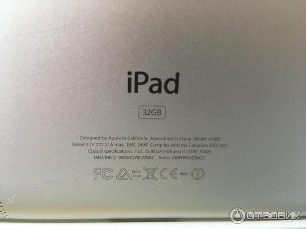 Отзыв о Интернет-планшет Apple iPad 3 32Gb Wi-Fi + Cellular ...