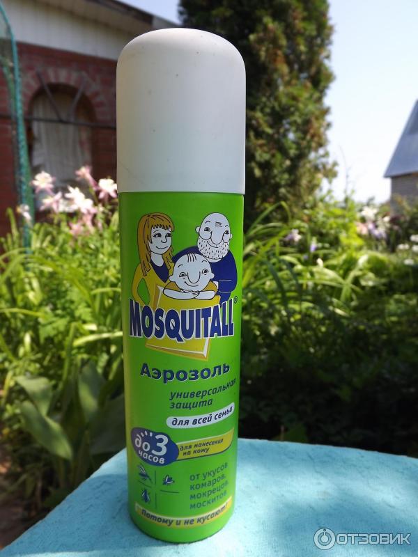 Отзыв о Аэрозоль от укусов комаров, мокрецов, москитов Mosquitall ...