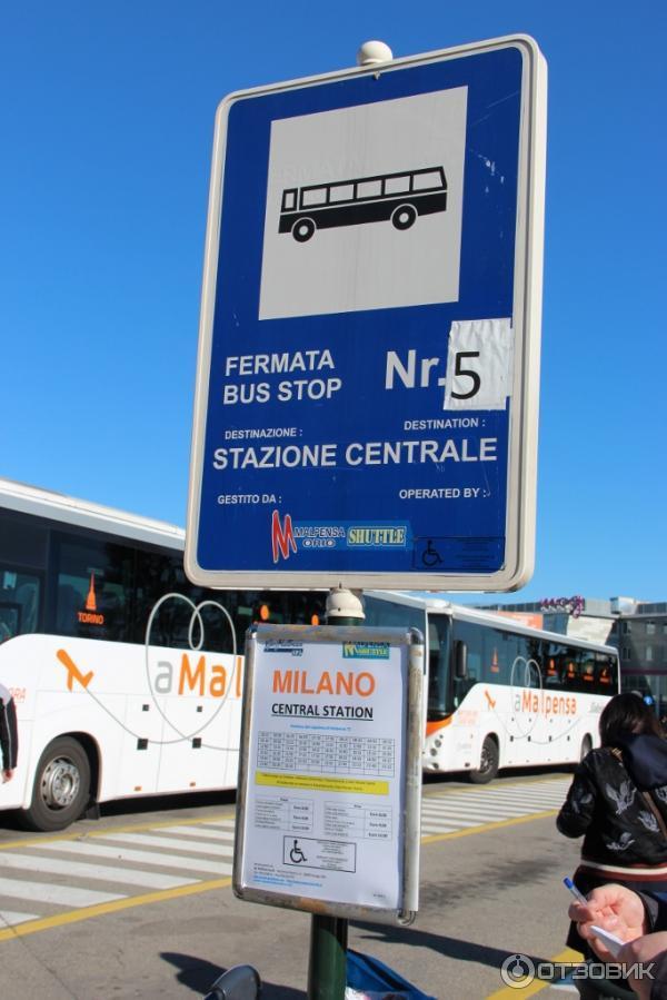 Отзыв о Автобус Malpensa Bus Express (Италия, Милан) | Комфортный ...