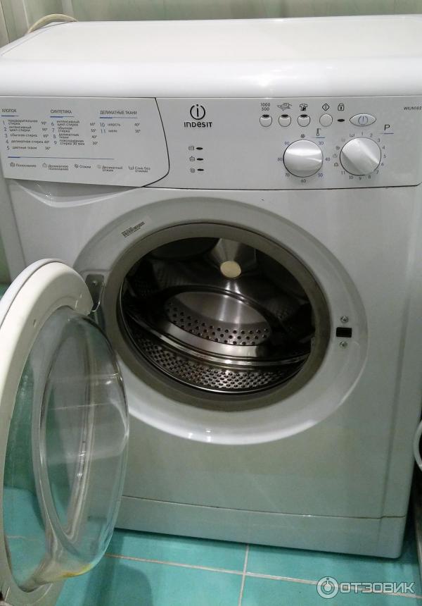 Отзыв о Стиральная машина Indesit WIUN 102 | Очень порадовала, верно ...