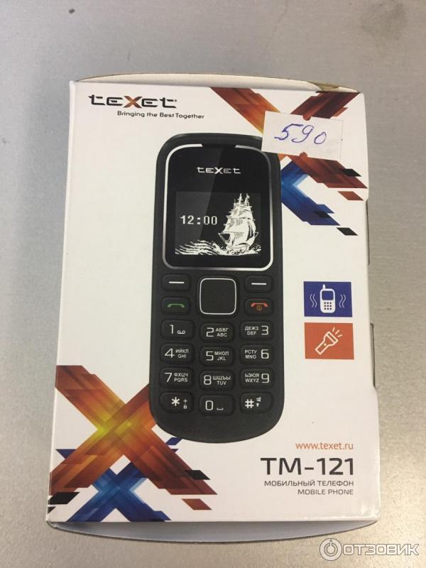 Отзыв о Мобильный телефон Texet TM-121 | Доступный, простой телефон
